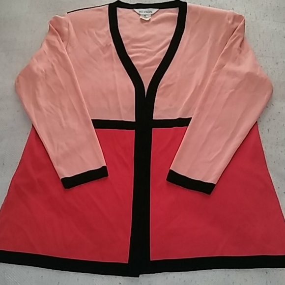 Misook | Sweaters | Misook Colorblock Womens Sweater | Poshmark